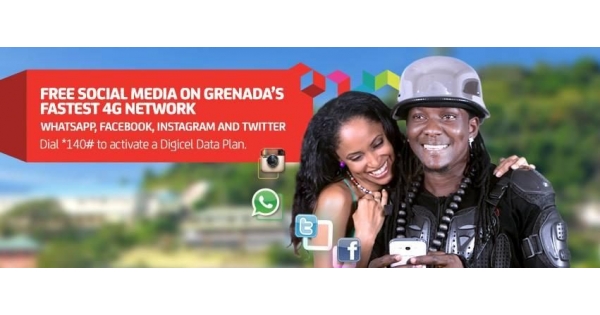 Free Social media on Grenada's Fastest 4G Network | Go2fete.com